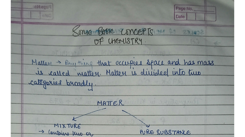 Chapter 1 Chemistry - Theoretical Concepts and Notes (CHEM101) - Studocu