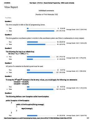 213-EXAM Final - exam solutions - CP213 - Studocu