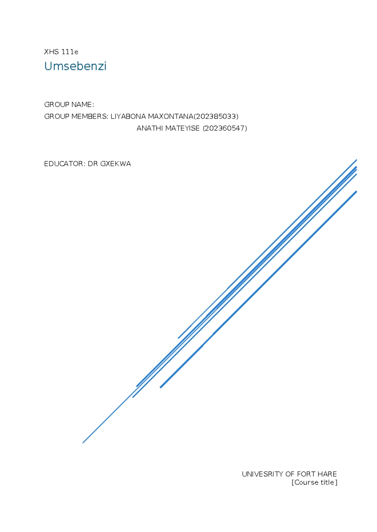 Amahlelo Ezibizo ZesiXhosa: Ukuphucula Ubugagu Bokwakha Izivakalisi ...