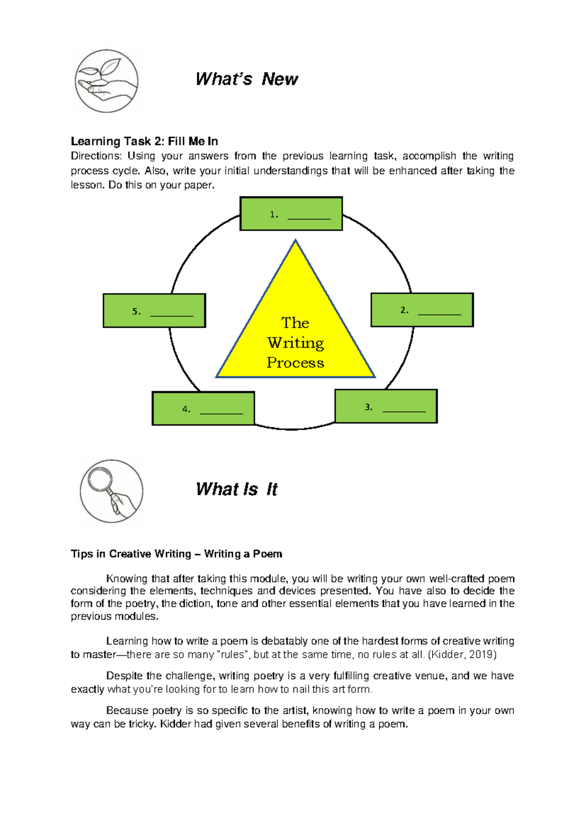 Creative Writing Module 4: Mastering the Art of Poetry - Studocu