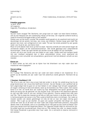 Leesdossier 2 vwo 4 - Boekverslag - Titelbeschrijving Cis Meijer ...