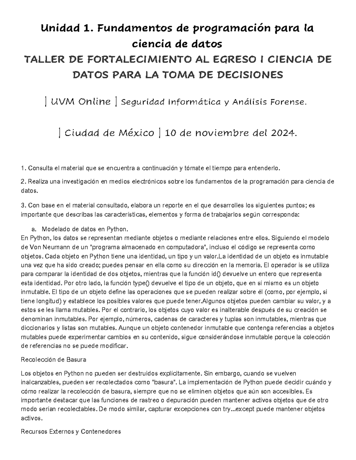 A1_Taller de Fortalecimiento al Egreso I: Fundamentos de Programación ...