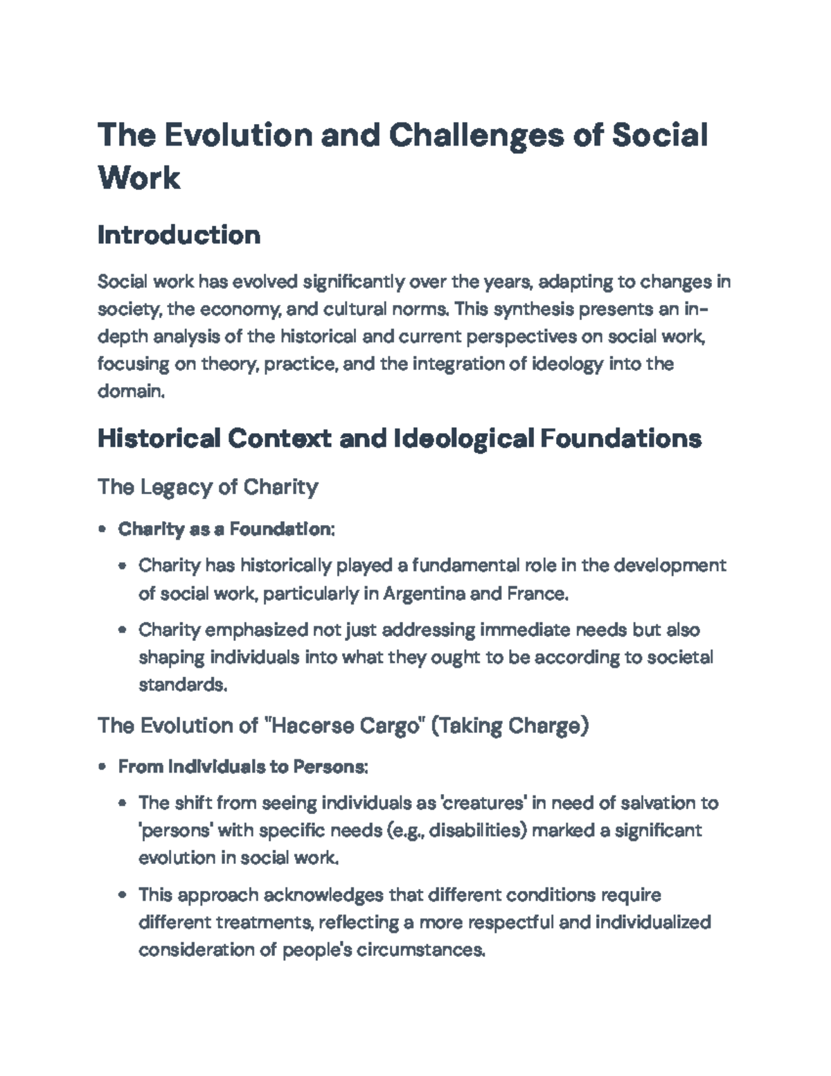Evolution and Challenges in Social Work: Historical Insights & Modern ...