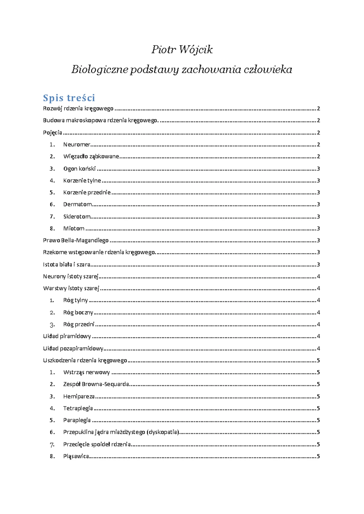 Budowa Mózgu: Szczegółowy Opis Struktur i Bruzd Mózgowych - Studocu