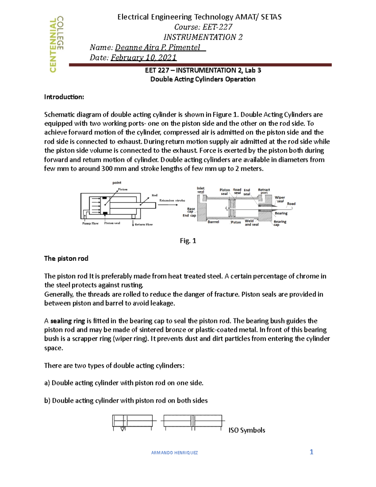 EET227 Lab-3 - Lab report - Electrical Engineering Technology AMAT ...
