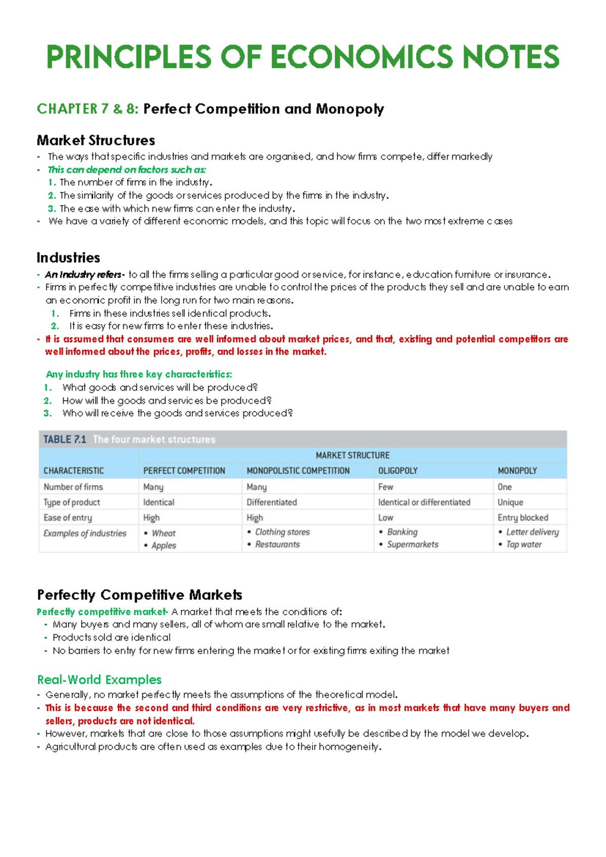 Perfect Competition vs. Monopoly: Market Structures Overview (ECON 101 ...