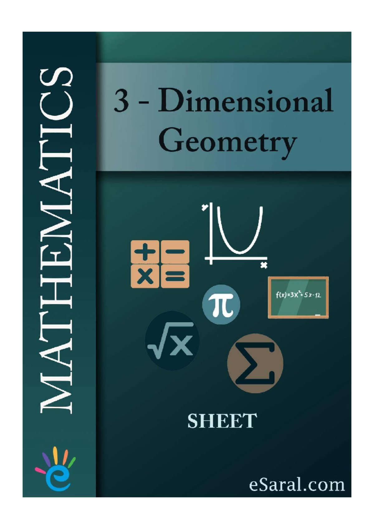 3D Geometry Concepts and Exercises - MATHEMATICS DI X X II - Studocu