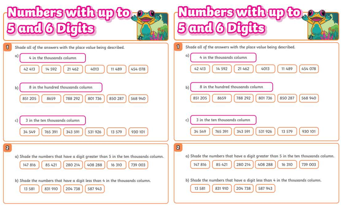 Place Value and Value: Numbers with 5 & 6 Digits (Math 101) - Studocu