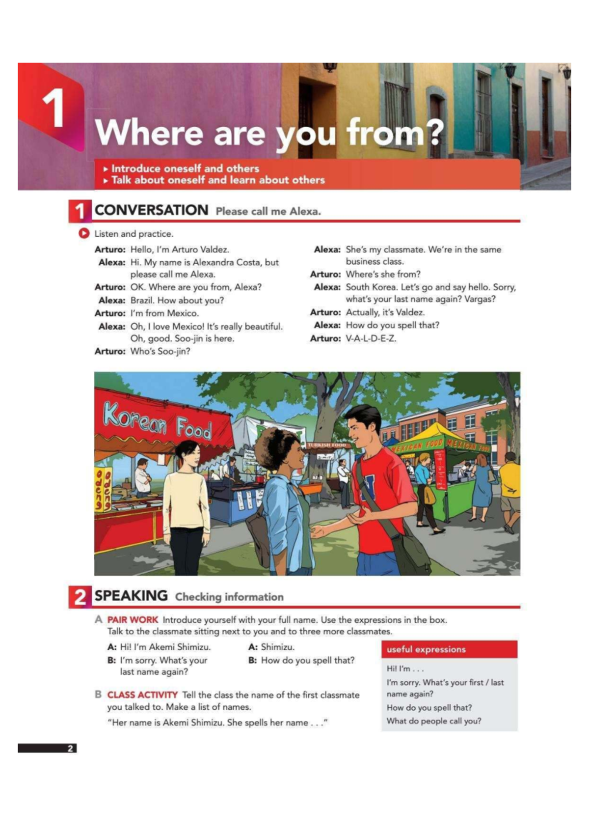 Interchange 5th Edition: Unit 1 Conversation & Grammar Practice - Studocu