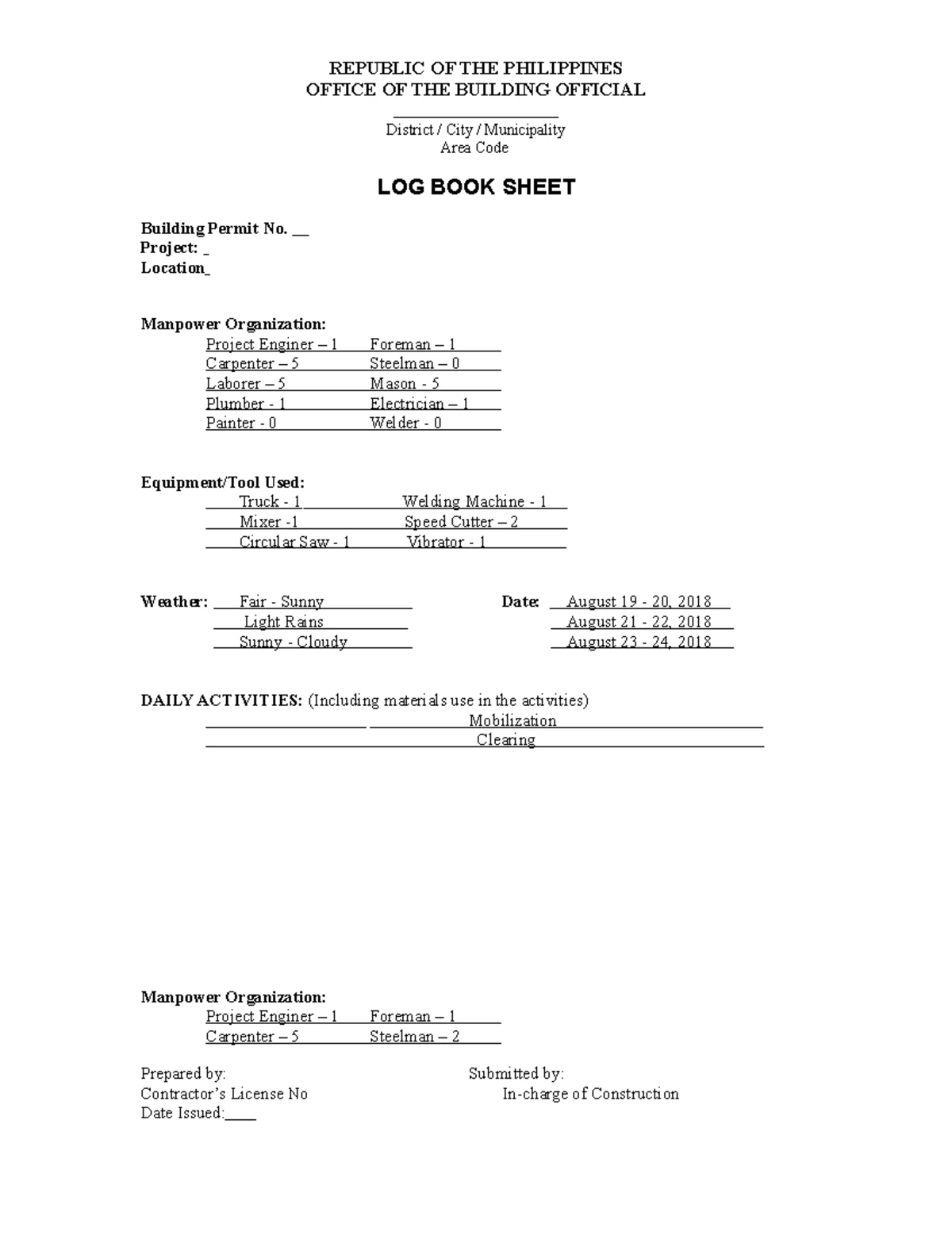 Sample Letter of Intent for CSHP Submission for Residential Project ...