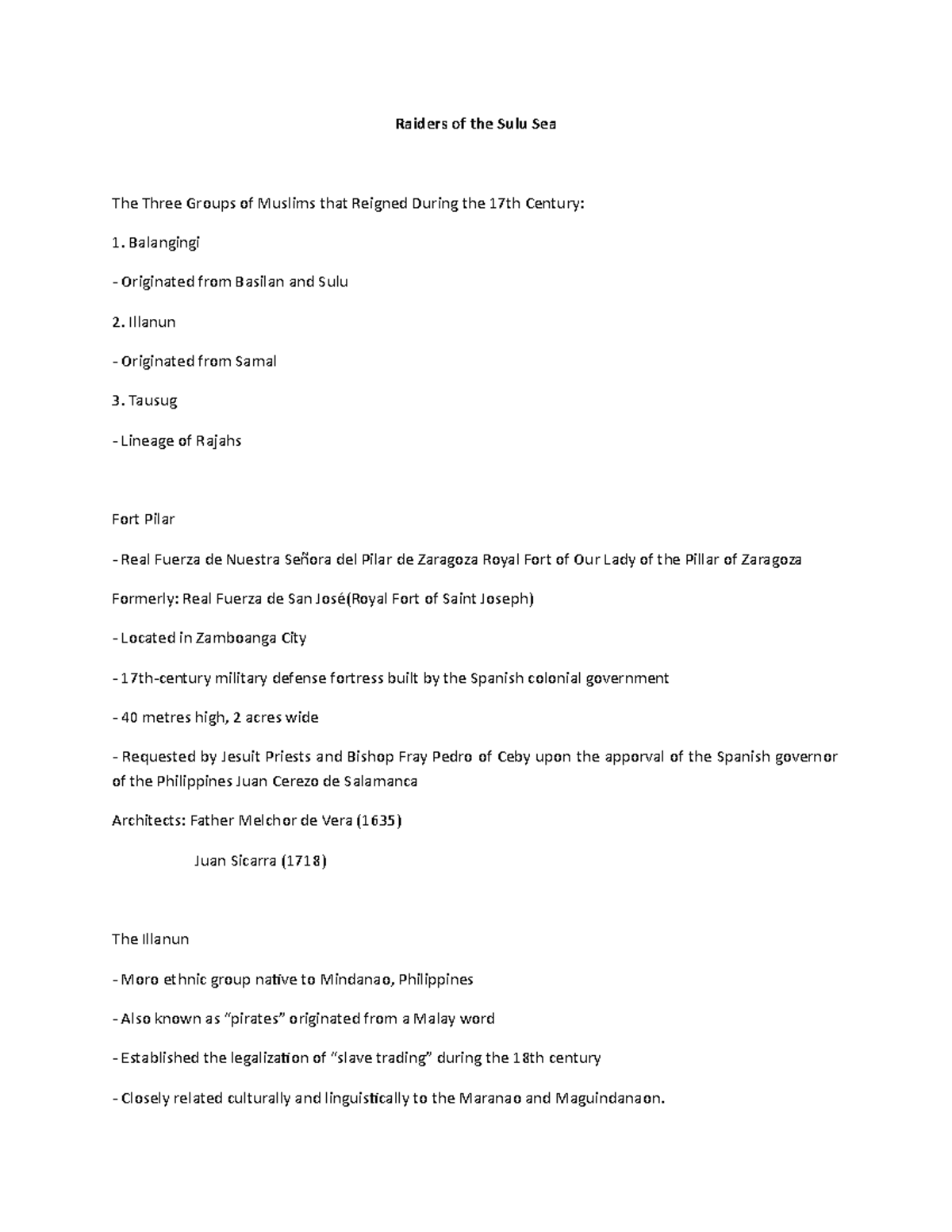 Raiders of the Sulu Sea - Majority of Illanun live along the coastline ...