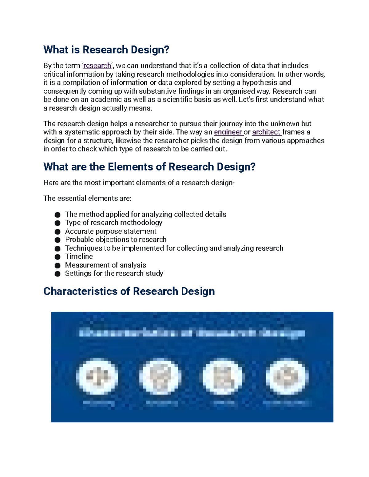 Research Design: Understanding Types and Key Elements for Success - Studocu