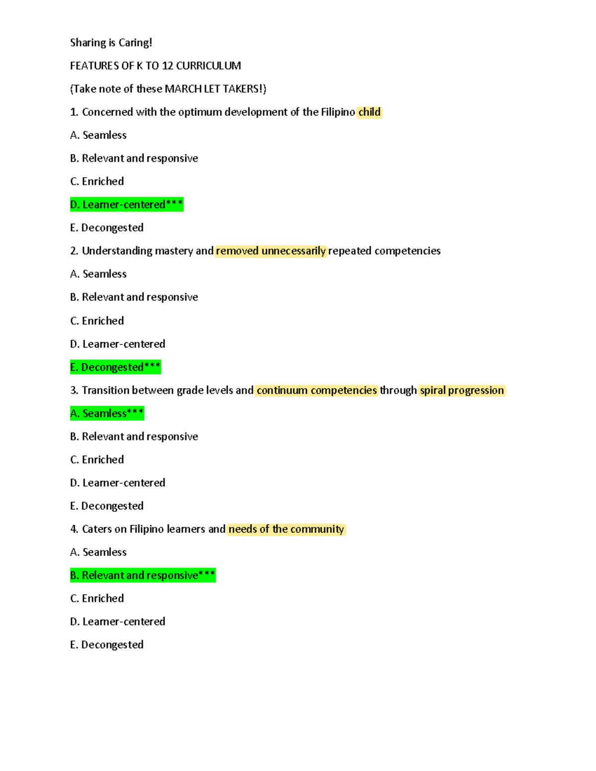 PROF ED LET 2021: Comprehensive Reviewer for Licensure Exam - Studocu