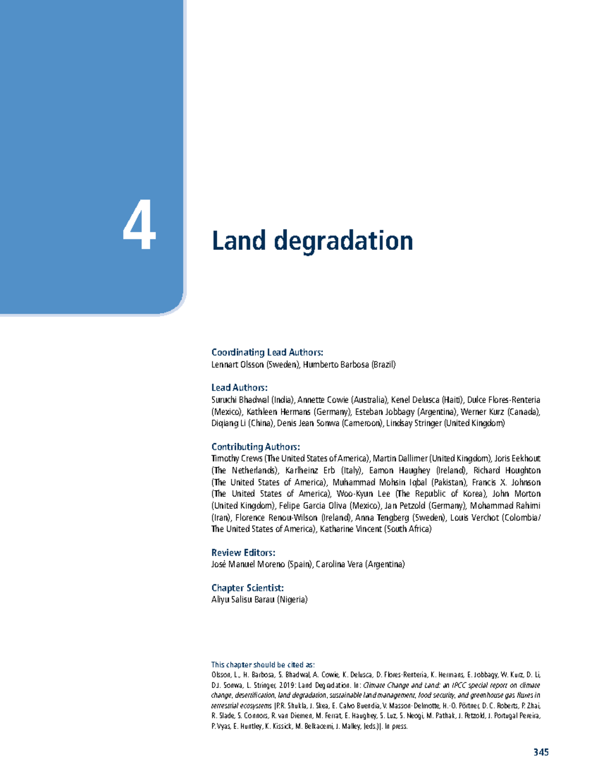 SPM 4 Land degradation: Understanding impacts and management strategies ...