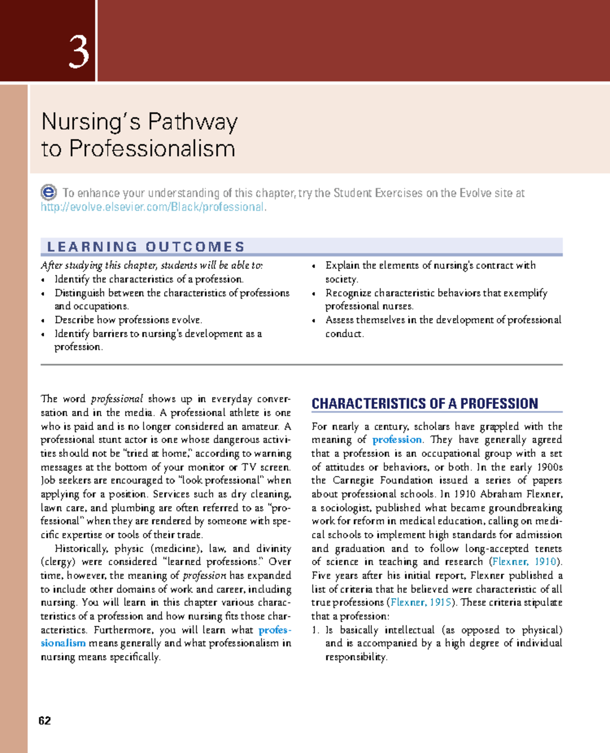 Nursing 101: Pathway to Professionalism - Key Concepts and Standards - Studocu