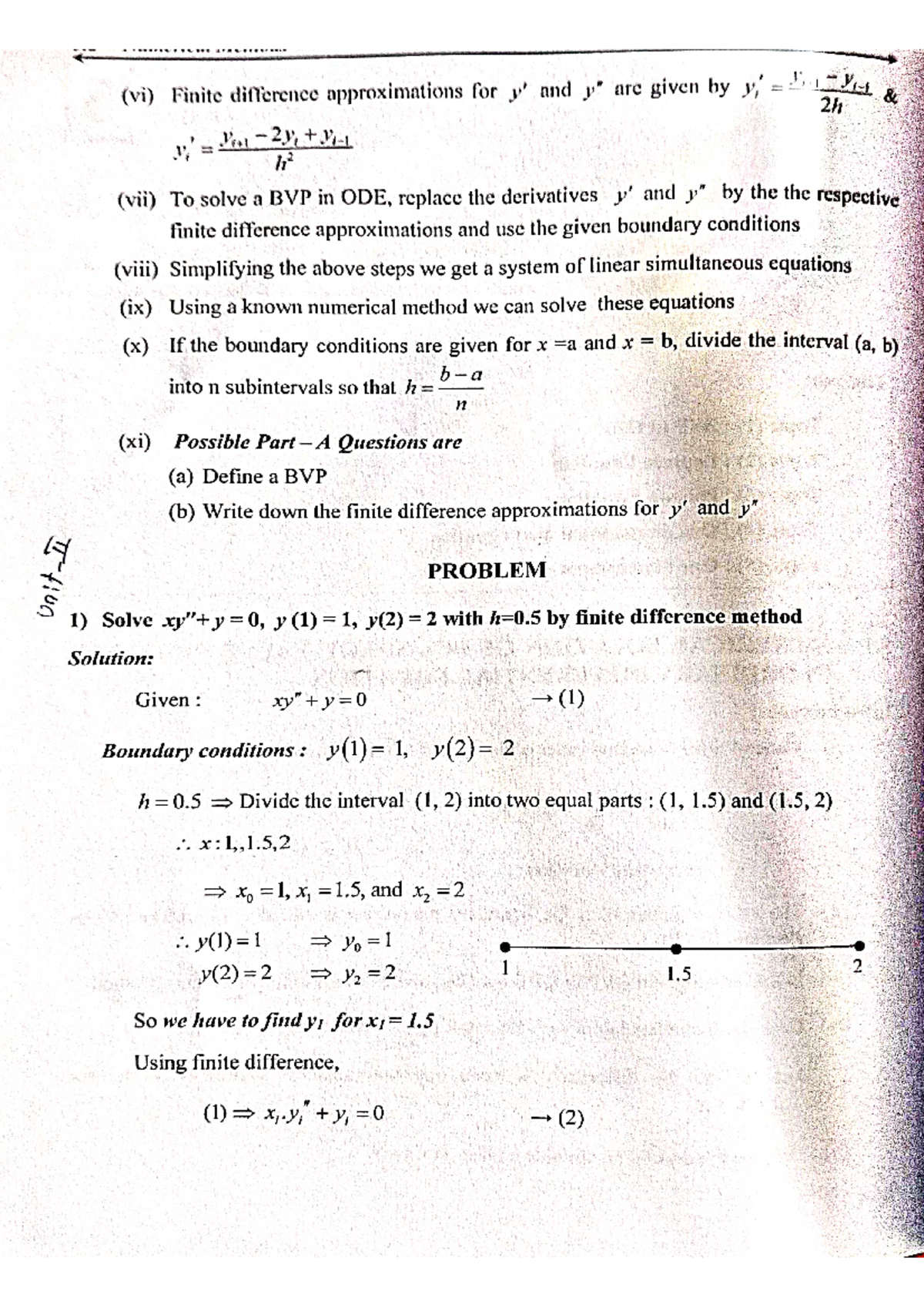 Advanced Numerical Methods for Boundary Value Problems in ODE - Studocu
