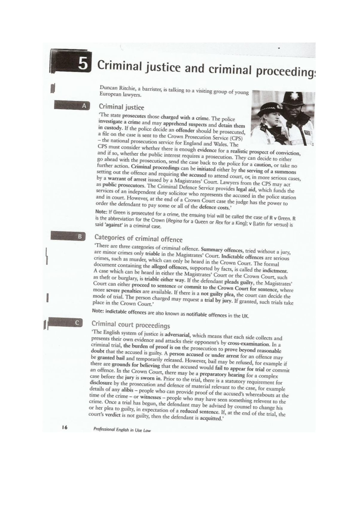 Criminal Law & Procedure: An Overview of Justice Systems - Studocu