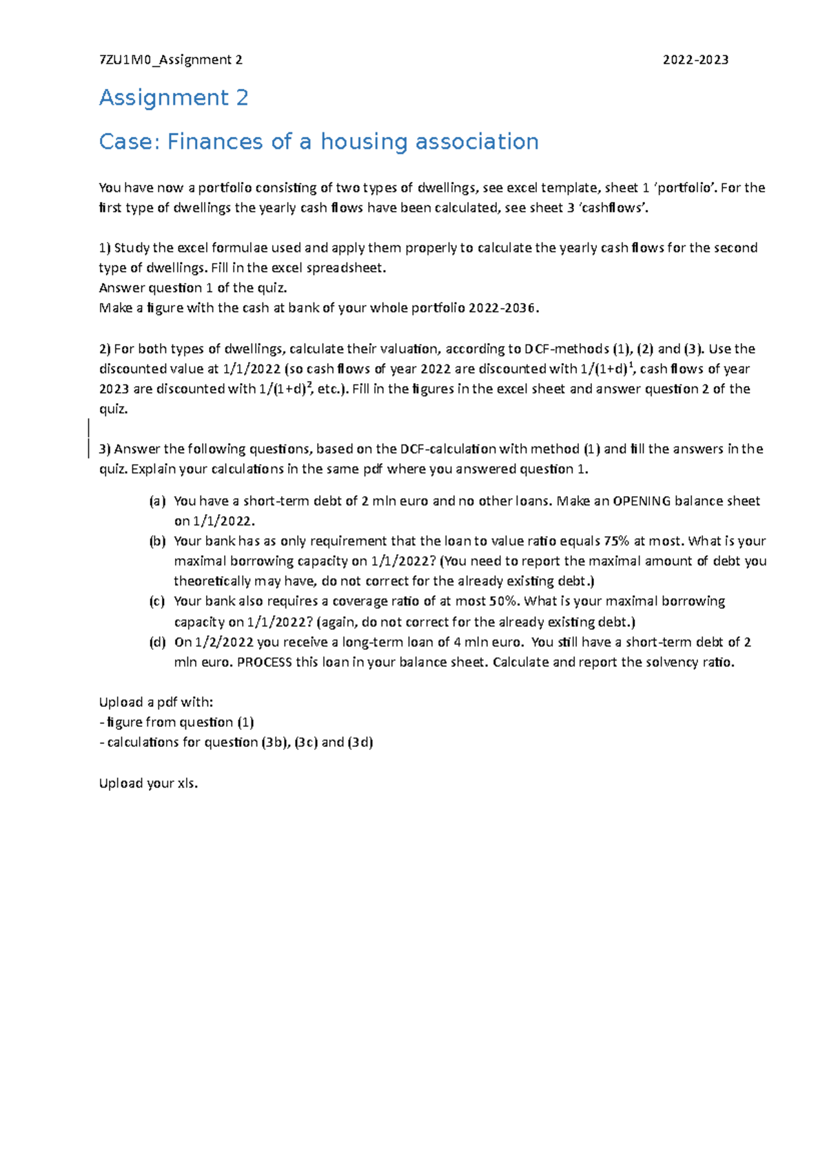 2022-2023 7ZU1M0 Assignment 2: Housing Association Finances Analysis ...