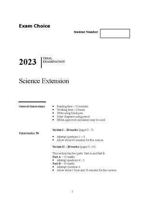 Science Extension- Module 1 Syllabus notes - Module 1: The Foundations ...