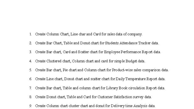 Power BI Chart Creation Guide: Sales, Attendance, Performance & More ...