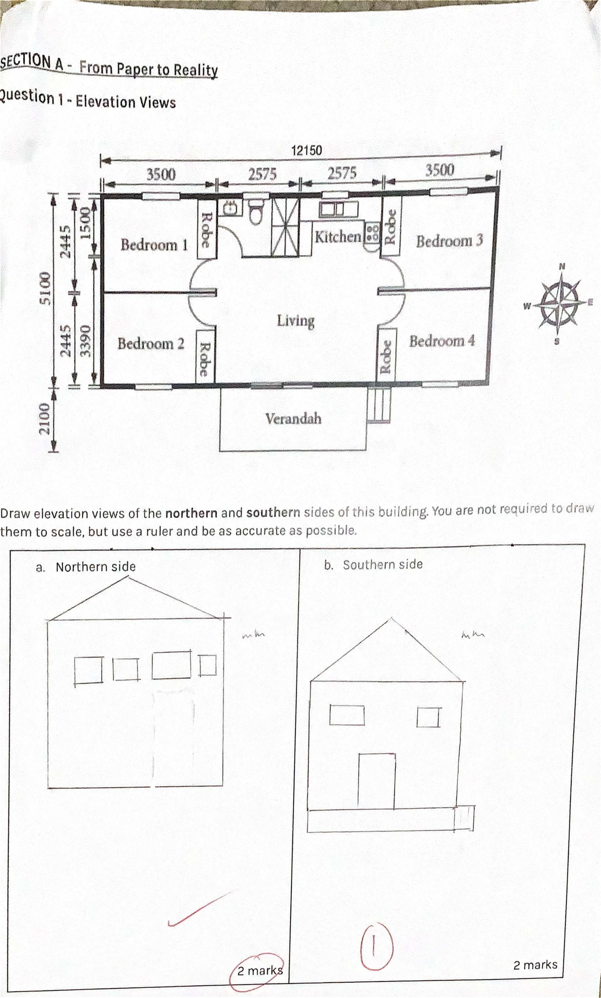 Elevation Views and Renovation Calculations for 12150 Course - Studocu