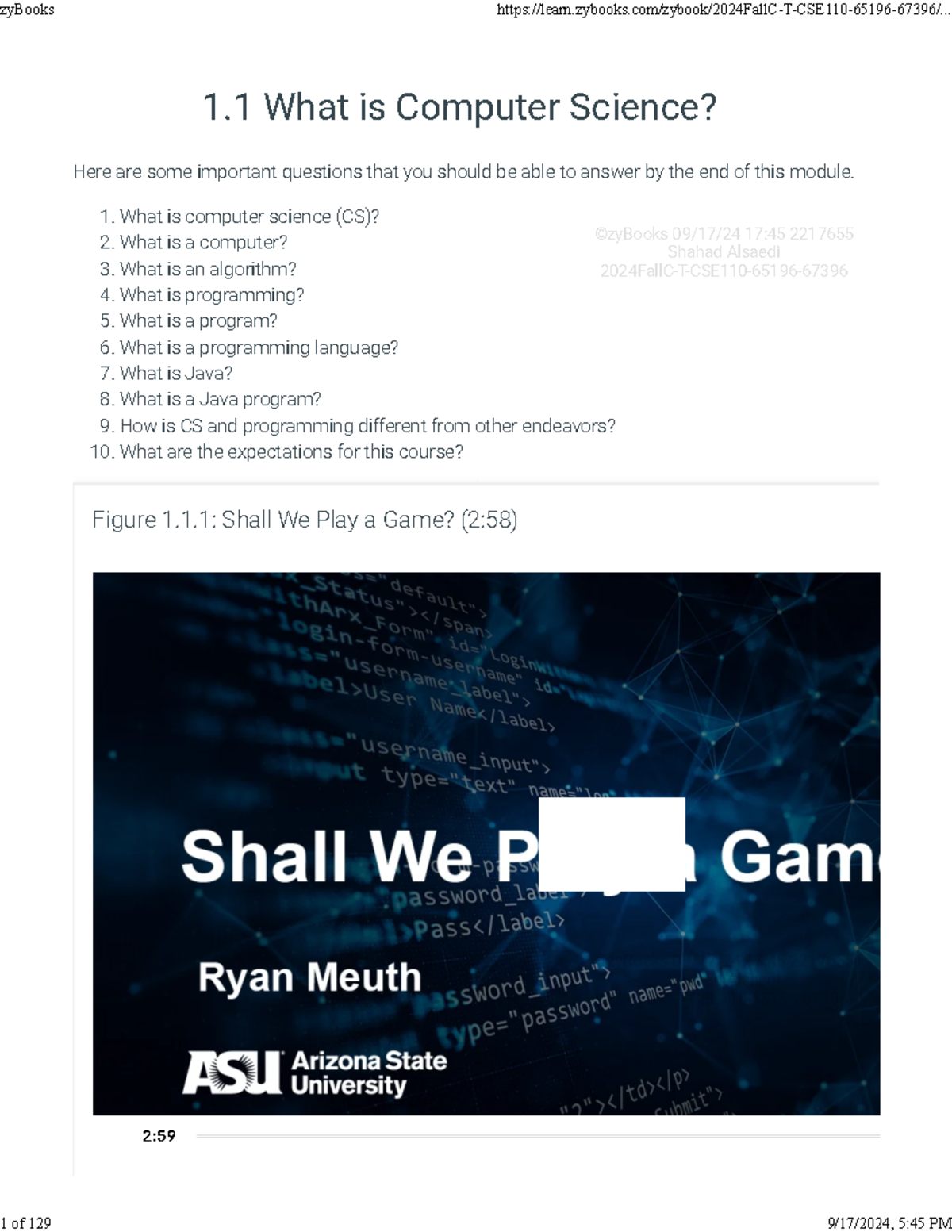 Cse110 Lecture Notes On Algorithms And Pseudocode 1 What Is Computer 8645