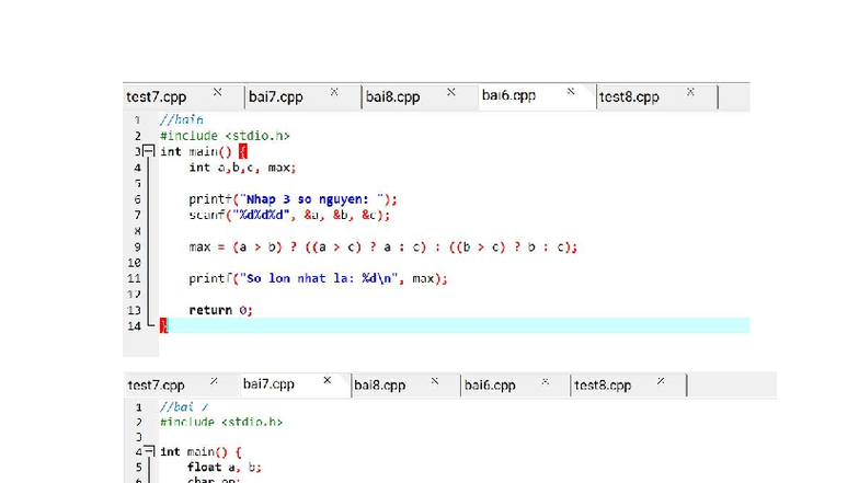 Baitap - den: C++ Code Examples and Exercises - Studocu