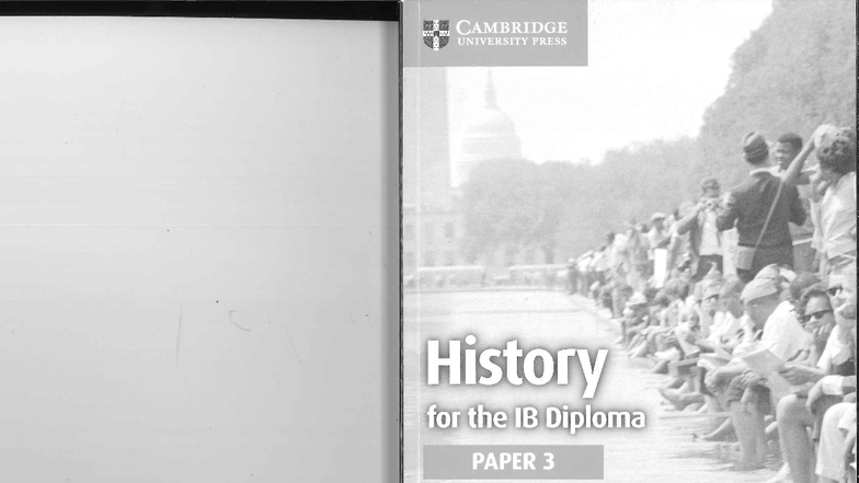 CAMBRIDGE UNIVERSITY PRESS History for the IB Diploma: Chapter 7 ...