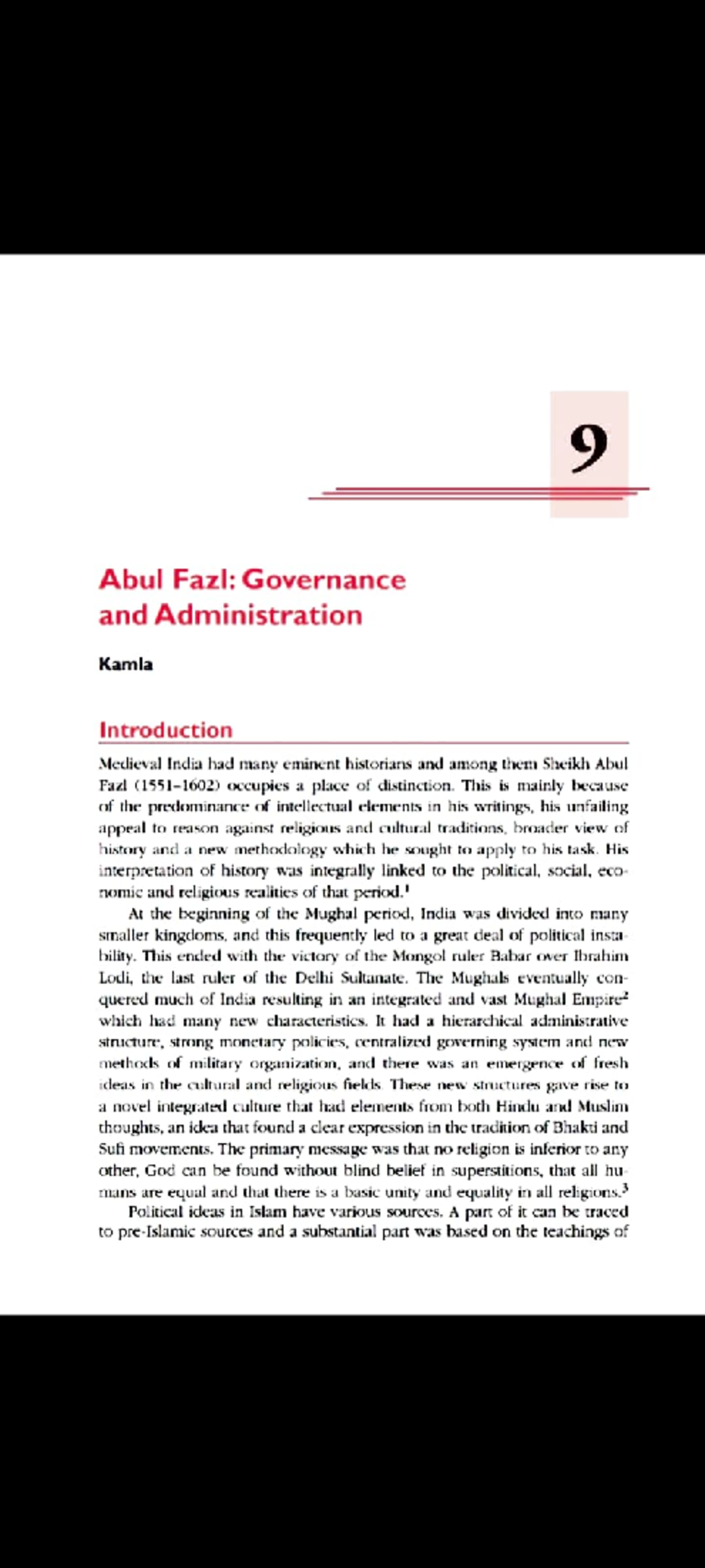 Abul Fazl: Governance & Administration Insights in Medieval India - Studocu