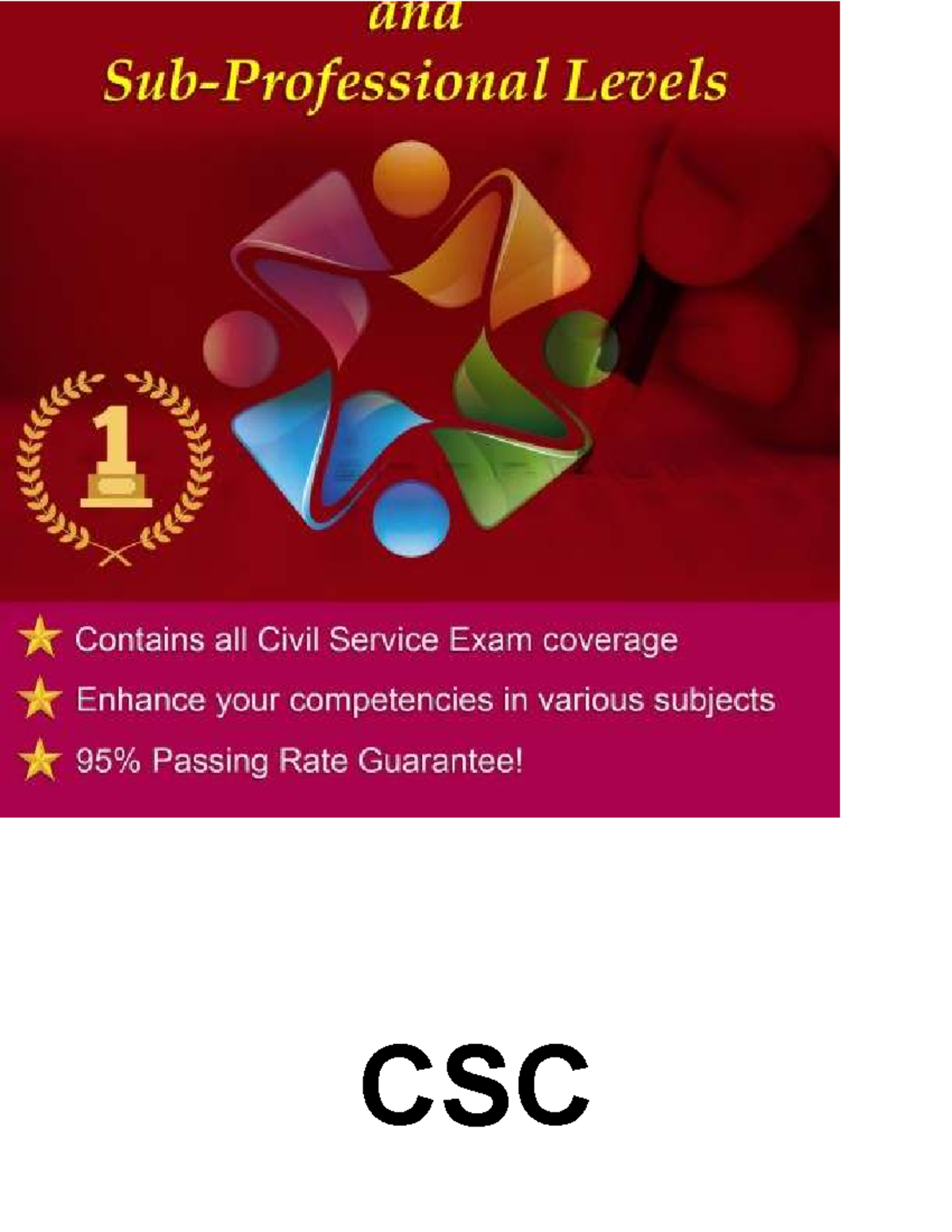 Civil Service Exam Reviewer (Professional & Sub-Professional Levels ...