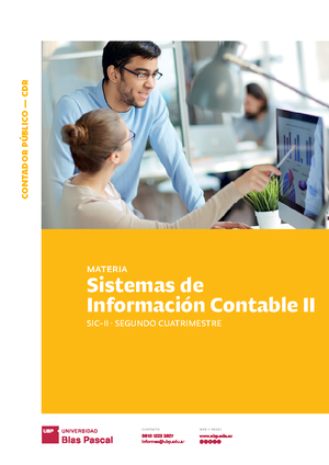 Cuadernillo SIC I 4to 2021 - S.I. I – 4TO AÑO SISTEMAS DE INFORMACIÓN CONTABLE I MATERIAL DE ...