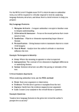 English - 13 (NCEA 3) - National Certificate of Educational Achievement ...