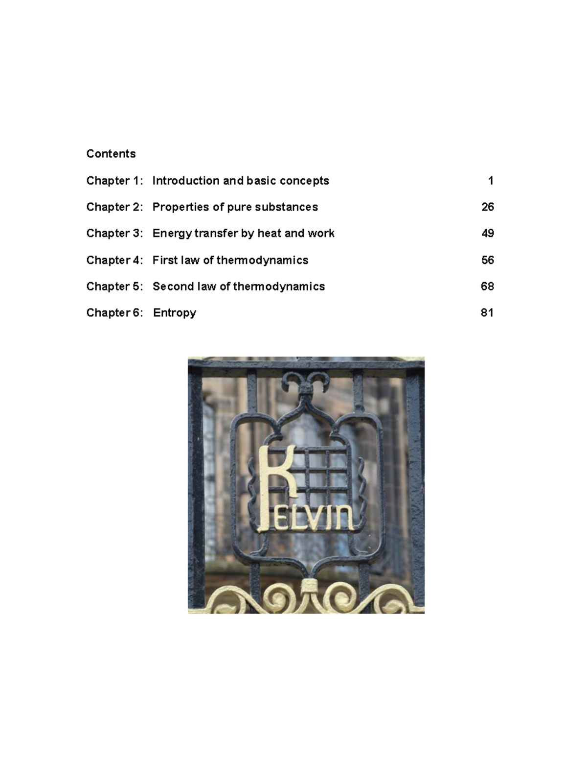 ENGR 251 Thermodynamics: Chapter 1 - Introduction & Basic Concepts ...
