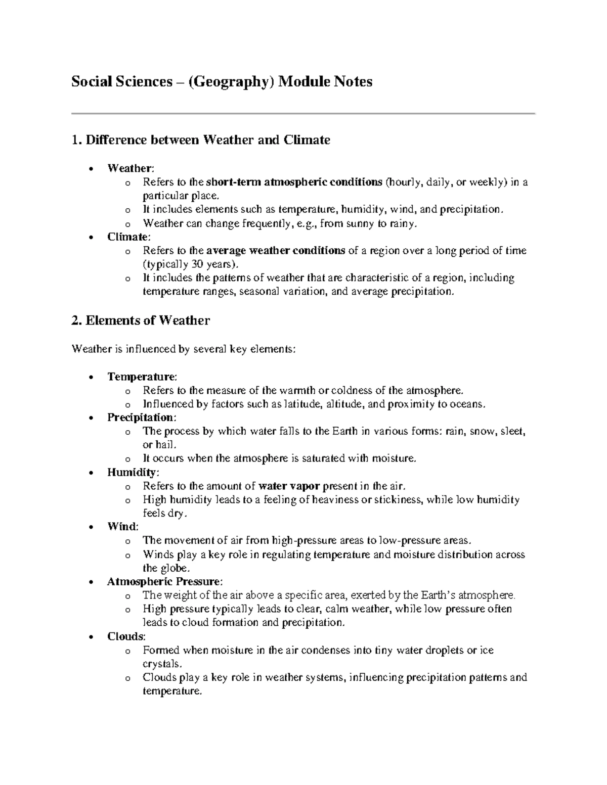 Grade 5 Weather Elements: Temperature & Rainfall Measurement Facts ...