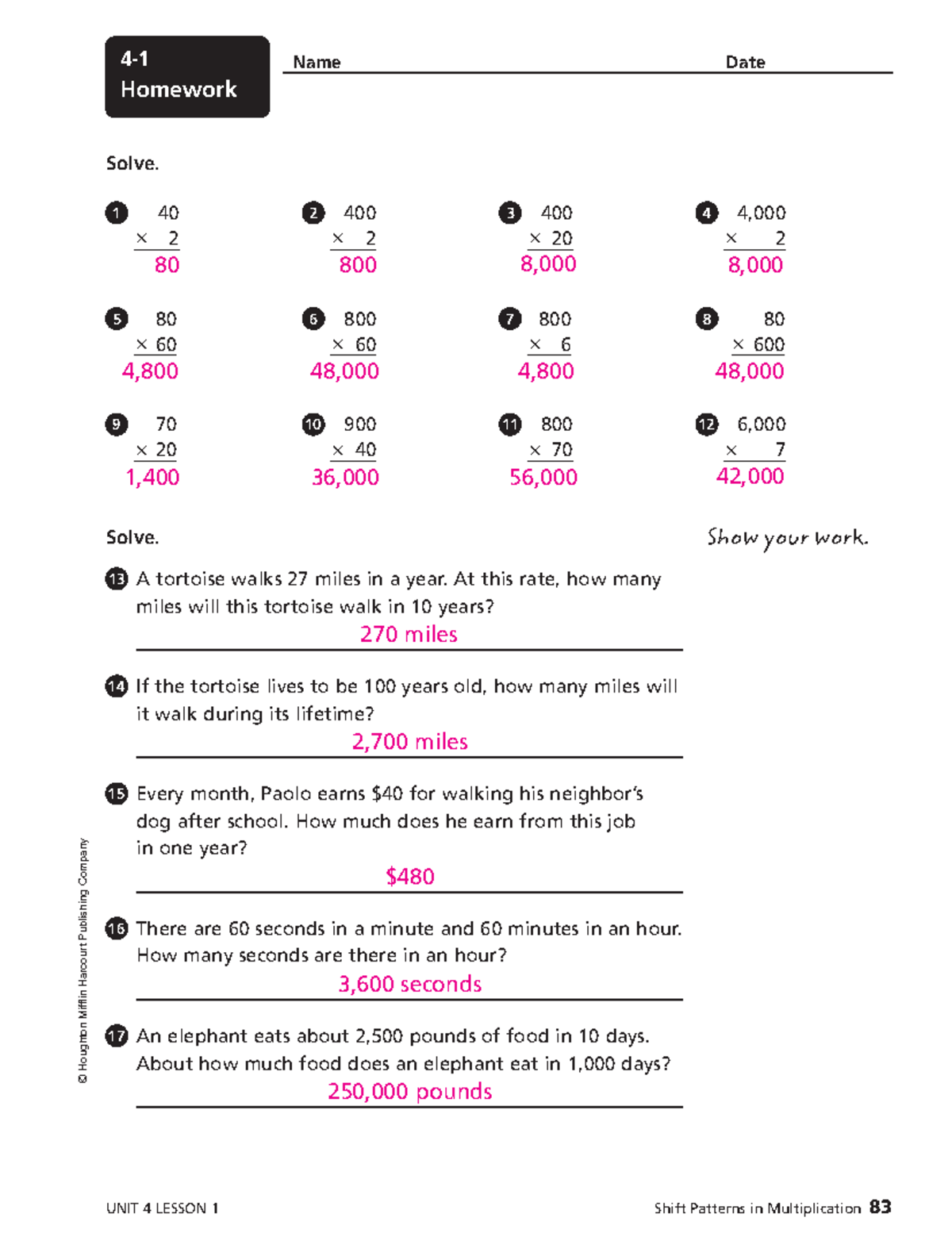 Unit4 - Unit 4, Mathematics. Understanding in Division and ...