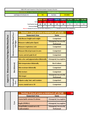 D222 Comprehensive Health Assessment Template - D222: Comprehensive ...