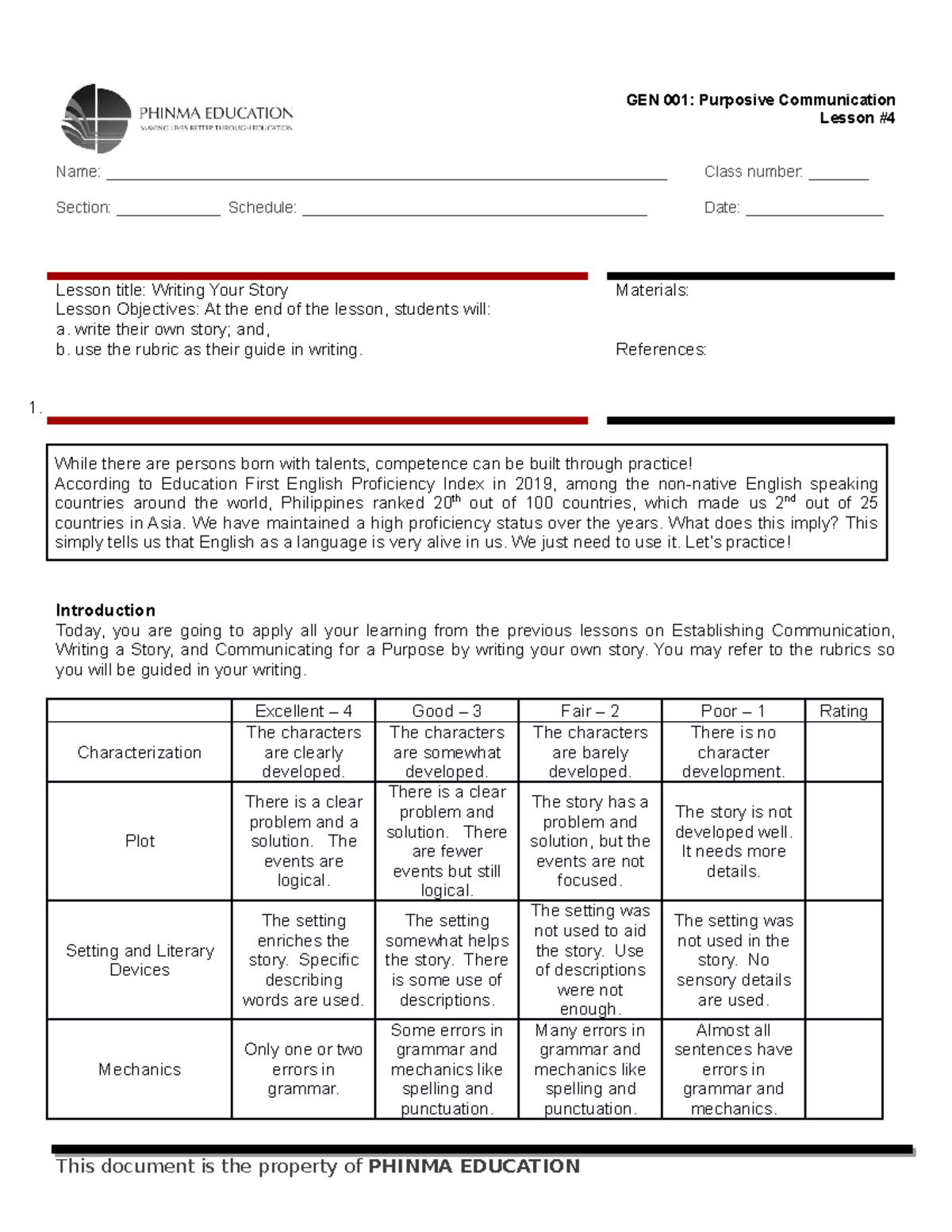 SAS 4 GEN 001 FLM - module - GEN 001: Purposive Communication Lesson ...