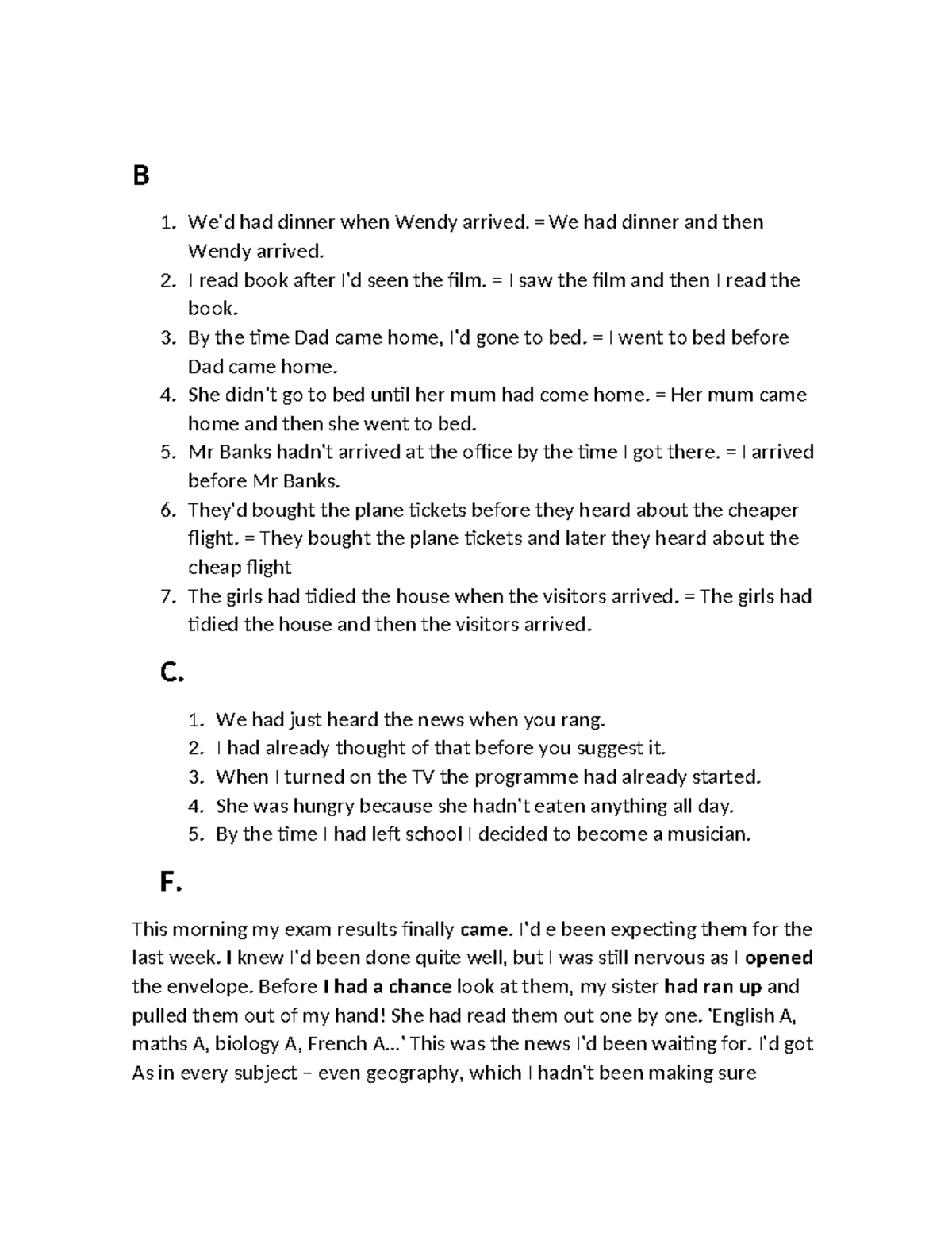 Academic English: Tenses and Sentence Structure Notes - Studocu