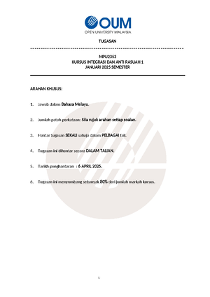 Kursus Integriti DAN ANTI Rasuah 2 - OCP - Aktiviti berkaitan rasuah sering menggambarkan ...