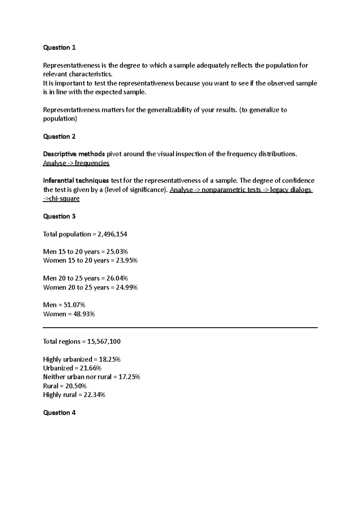 Quantitative Research Methods: Key Questions Review for Course XYZ101 ...