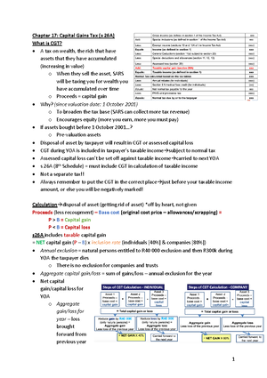 BEL 200 Tutorial 1: Normal Tax Framework & Taxation Principles in SA - Studocu
