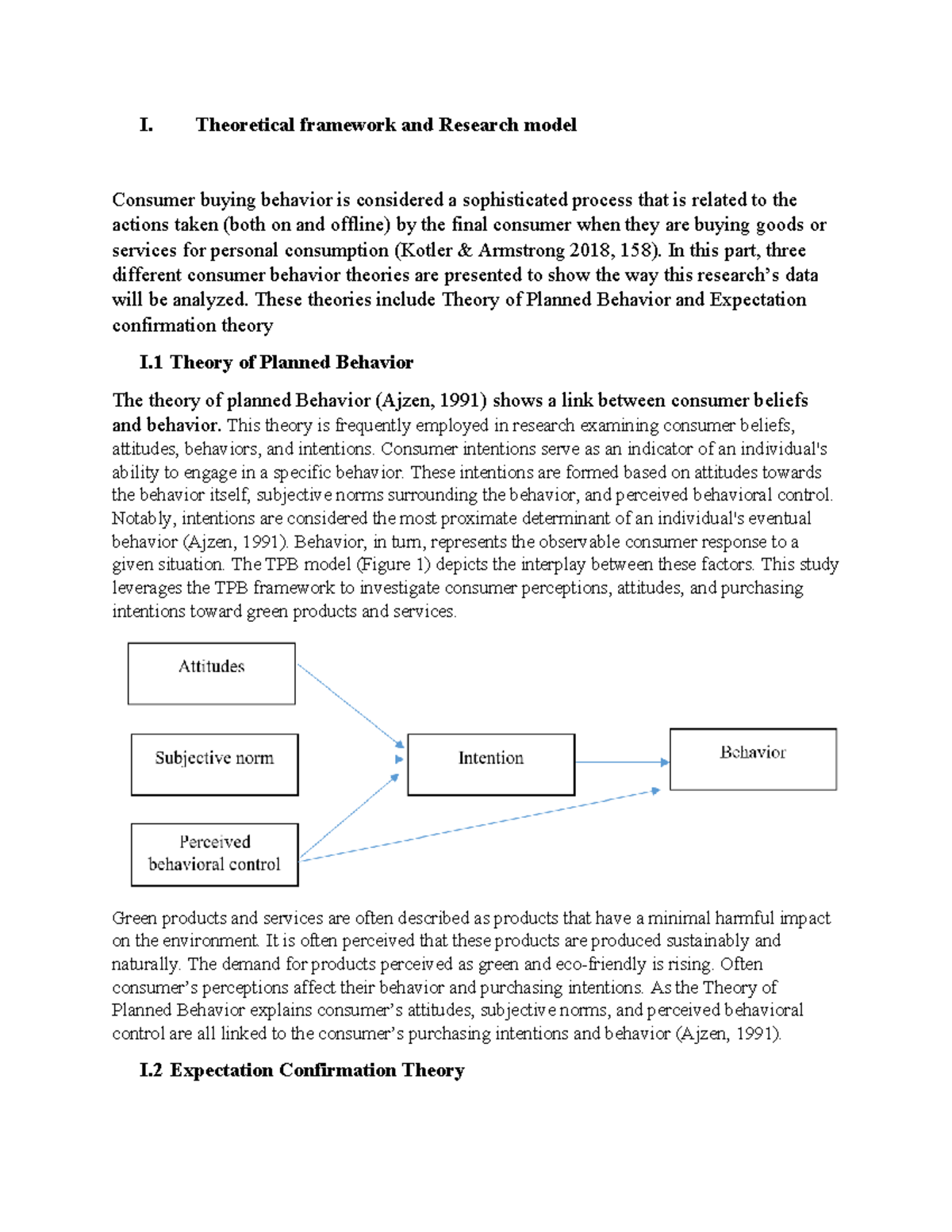 Consumer Behavior Theories: Theoretical Framework & Research Model ...