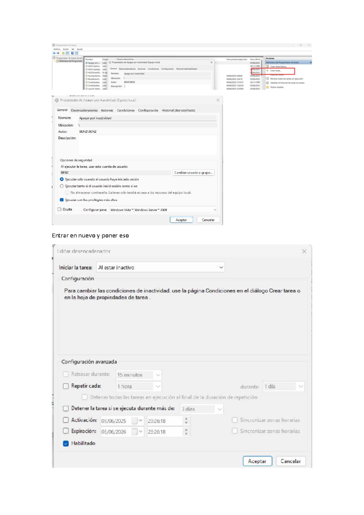 Apagar PC Automáticamente - Guía de Tareas Programadas (TAREA) - Studocu
