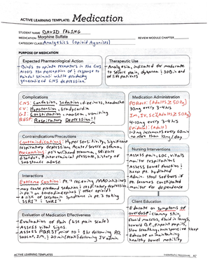Active Learning Template Furosemide - • •· A CTIVE LEARNING TEMPLATE ...