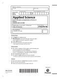 BTEC Applied Science UNIT 5 Biology Past Exam Paper - May 2024 - Studocu