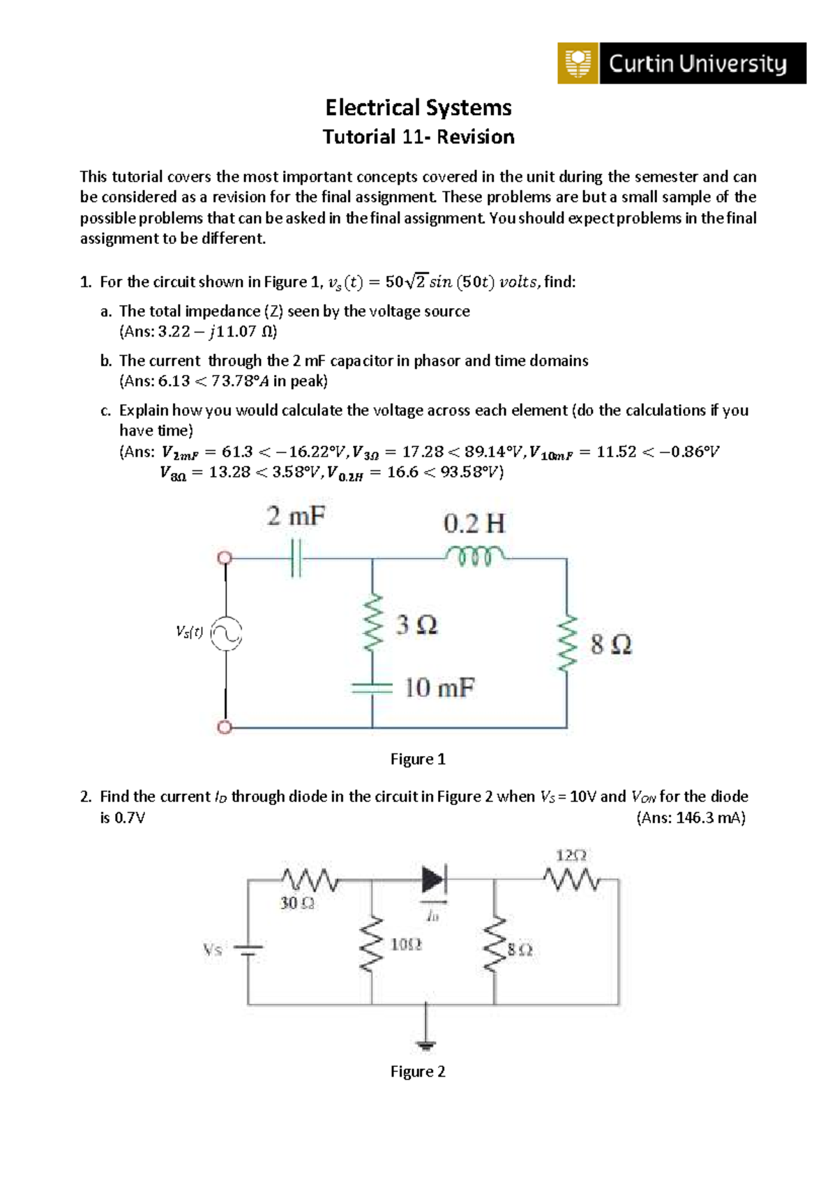 ESYS1000 Final Assignment Revision: Key Concepts & Problems - Studocu