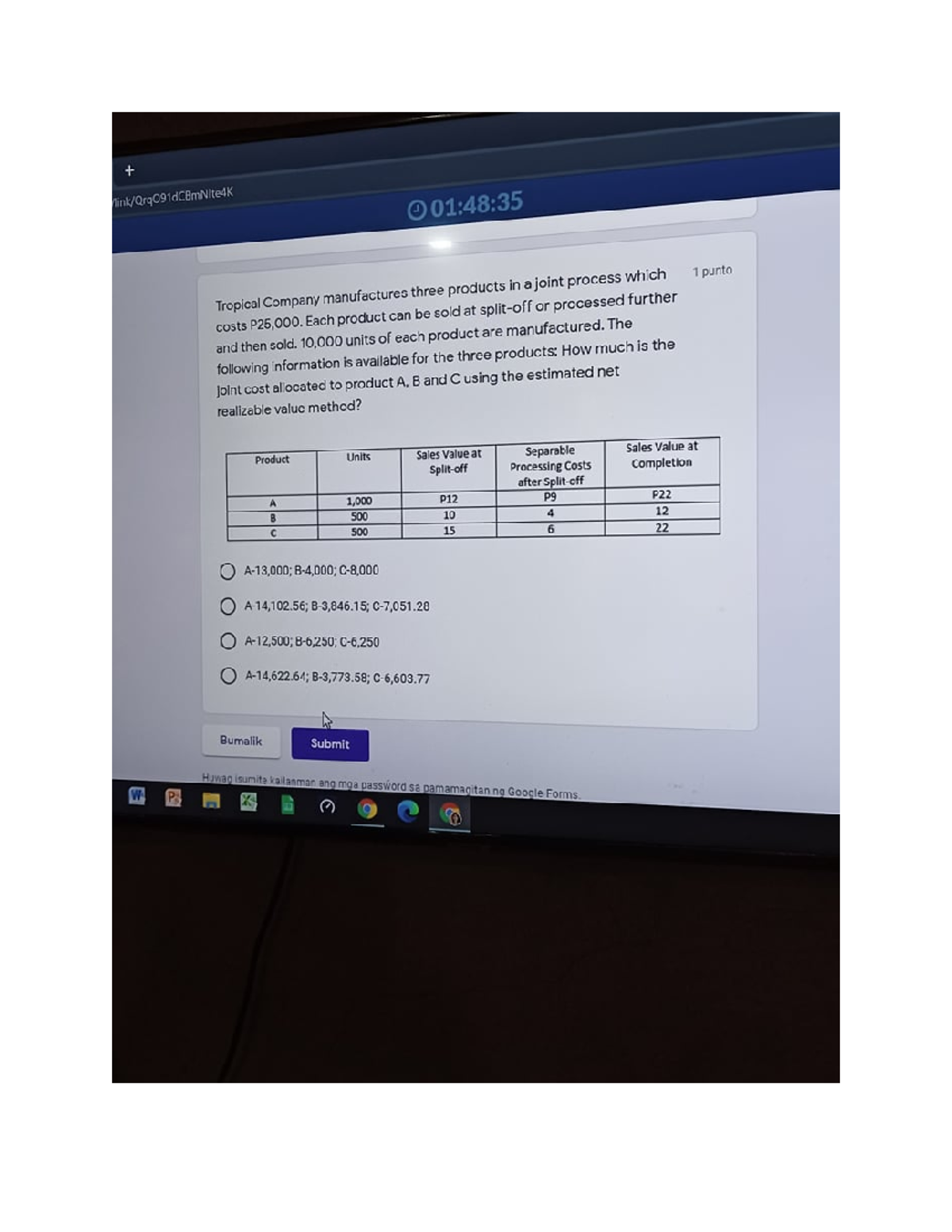 COST ACCOUNTING AND CONTROL - Comprehensive Test Bank - Studocu