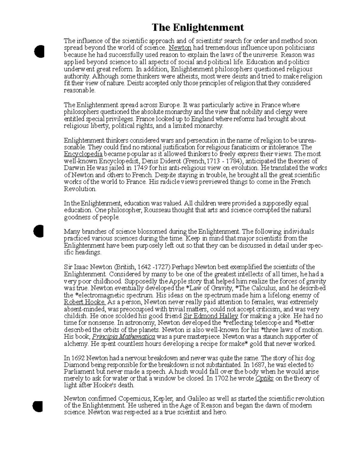 Enlightenment and Victorian Era Overview for HISTORY 101: Key Insights ...