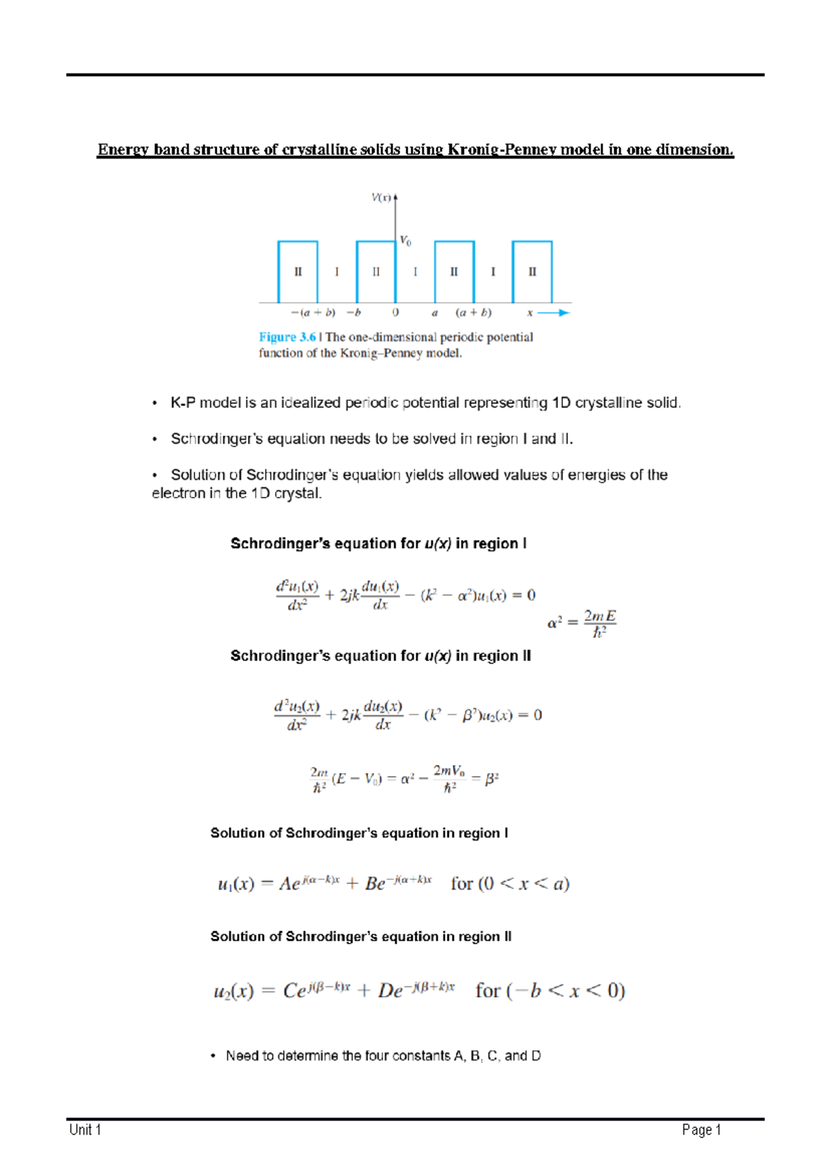K-P Model - Semiconductor physics and computational methods - Energy band structure of ...