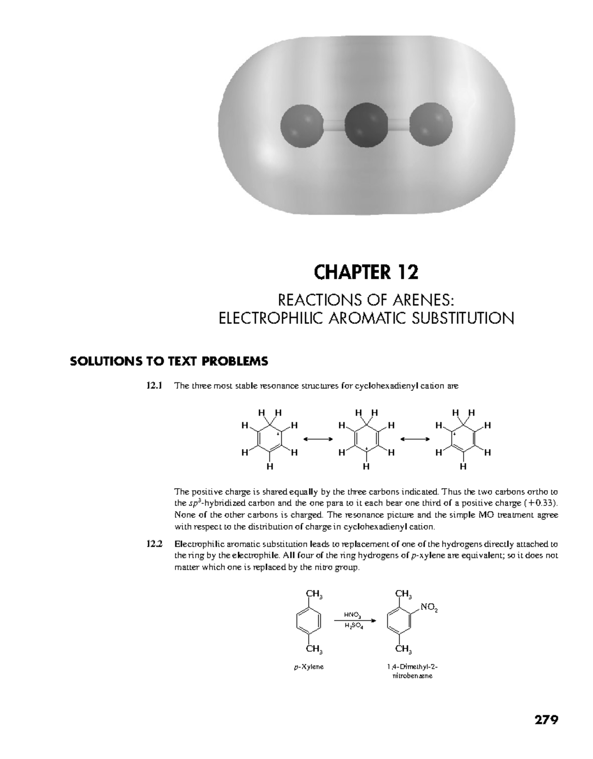 CHAPTER 12: Electrophilic Aromatic Substitution Solutions (OC 4th Ed ...